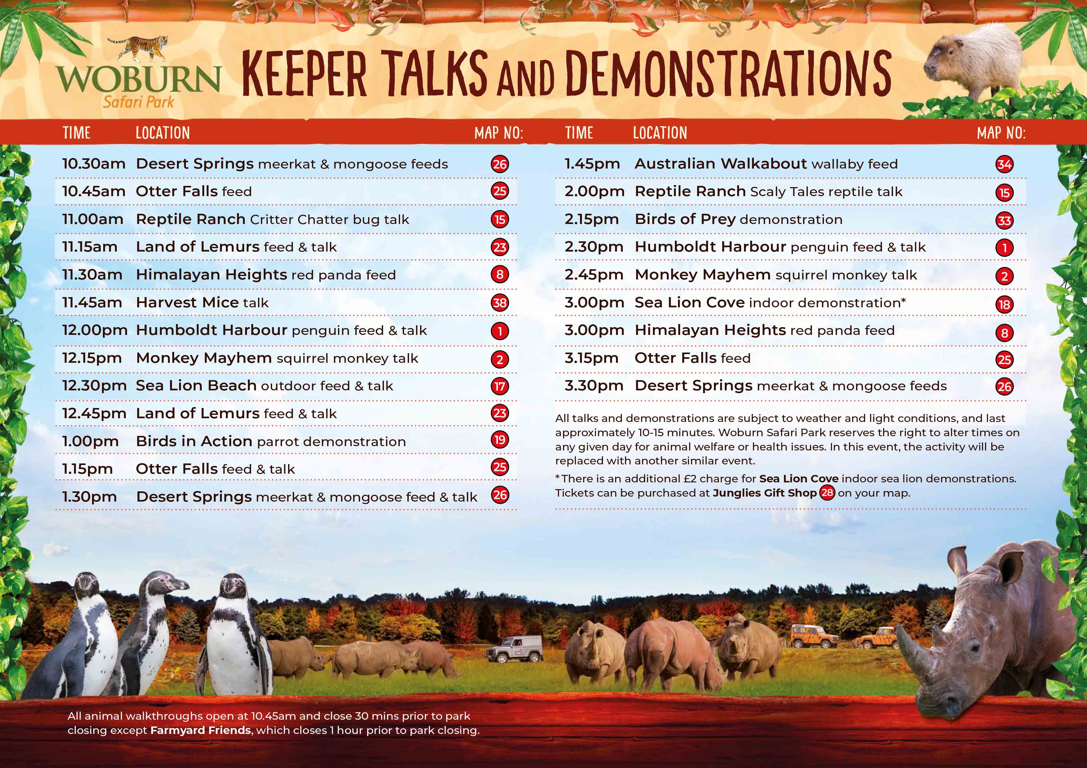Keeper Talks & Demonstrations | Woburn Safari Park